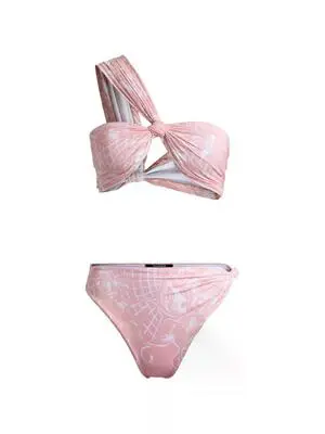 Balmain Printed Lycra Swimsuit - Pink