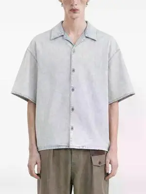 Loewe Short-sleeve Denim Shirt - Blue