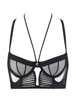 AUBADE Sumptuos Waves Sheer-panelled Underwired Bra