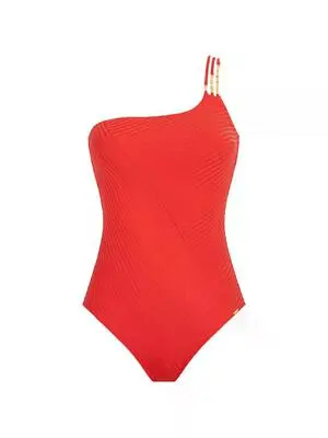 AUBADE Sun Pop One-piece Swimsuit - Red