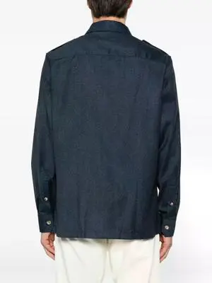 Brunello Cucinelli Button-up Epaulette Shirt