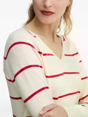 LEVI'S Petal Striped V-neck Sweater