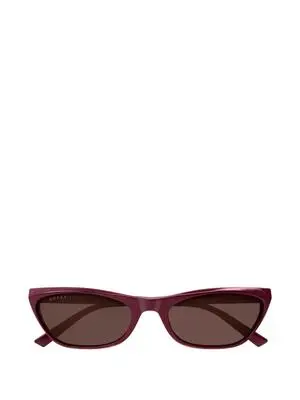 Gucci Interlocking G Cat-eye Sunglasses - Red