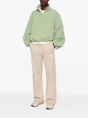 Adidas Logo-embroidered Drawstring Track Pants - Neutrals