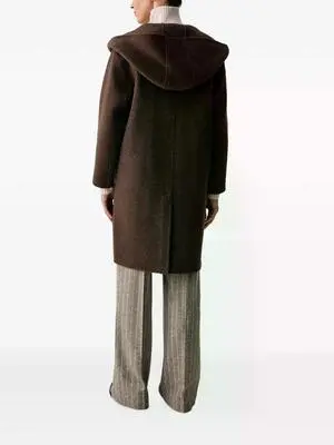 SILVIAN HEACH Double-breasted Hooded Coat