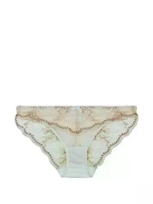 AUBADE Trésor Infini Embroidered Briefs - Neutrals