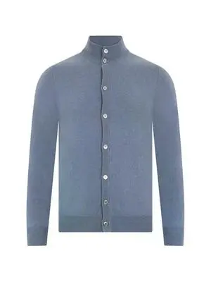 Fedeli High-neck Cashmere Cardigan