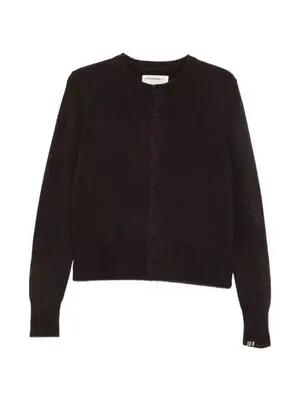 Extreme Cashmere Nº 435 Little Lamb Button-front Cardigan - Brown