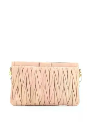 Miu Miu Flap Matelasse Leather Small Crossbody Bag