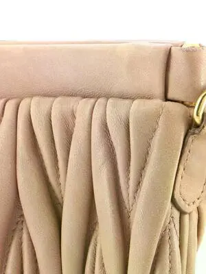 Miu Miu Flap Matelasse Leather Small Crossbody Bag