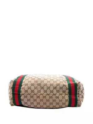 Gucci 2016-2026 Gg Canvas Web Tote Bag