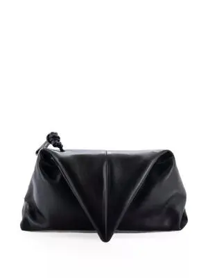 Bottega Veneta Bv Trine Fold Leather Clutch Bag