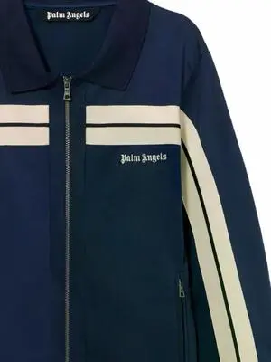 Palm Angels Logo Heritage Zip-up Sweatshirt