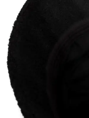 COLMAR Teddy Fleece-texture Logo-patch Bucket Hat