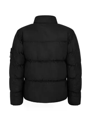 Stone Island 4100109 Crinkle Reps Ny Down Jacket With Wind Resistance And Anti-drop - Black
