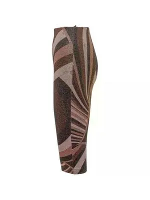 Emilio Pucci Iride-print Lurex Jersey Skirt