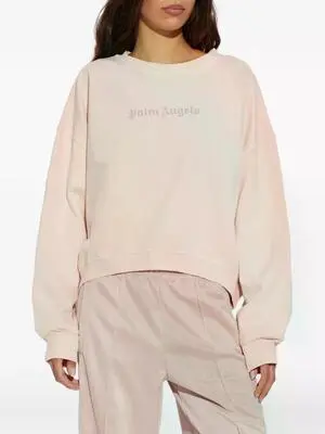 Palm Angels Crystal-logo Sweatshirt