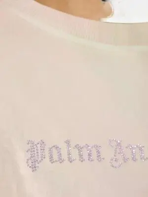 Palm Angels Crystal-logo Sweatshirt