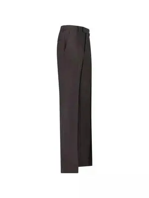 NILI LOTAN Herringbone Virgin Wool Trousers
