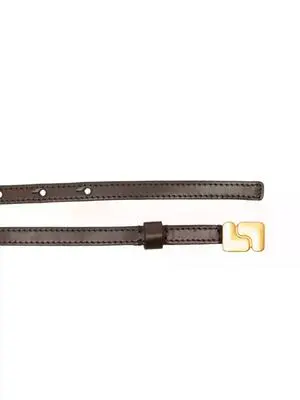 Soeur Logo-buckle Leather Belt