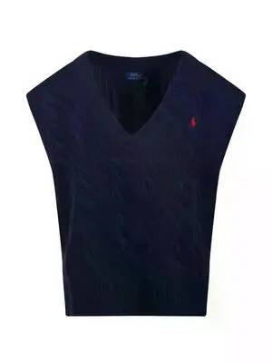 Polo Ralph Lauren Cable-knit V-neck Knitted Vest