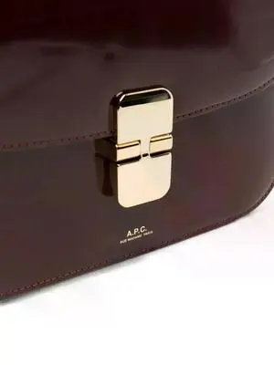 A.p.c. Small Grace Patent-leather Shoulder Bag