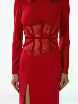 SILK LOVE & LACE Ilara Lace-detail Gown