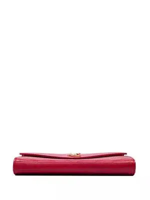 Saint Laurent 2015 Grain De Poudre Cassandre Envelope Chain Wallet Crossbody Bag