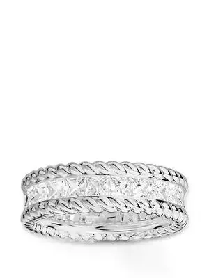 APM MONACO Cordage Crystal-embellished Ring