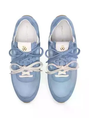 STUART WEITZMAN Bond Ruche Sneakers - Blue