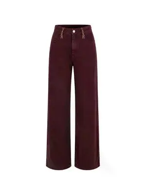 KOCCA Kesidio Chain-detail Wide-leg Jeans