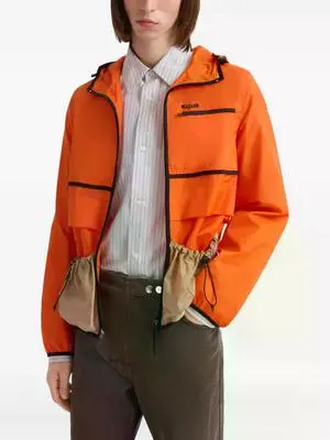 Marni Nylon Jacket With Drawstring Pockets