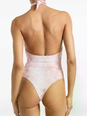 Balmain Printed Lycra Swimsuit