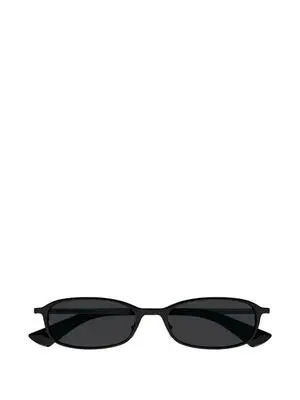 Saint Laurent Sl 934 Mia Oval-frame Sunglasses - Black