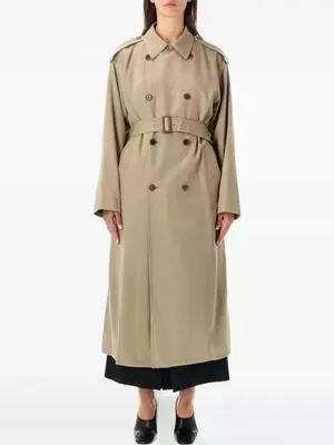 Auralee Double-breasted Belted Coat