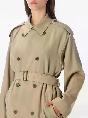 Auralee Double-breasted Belted Coat