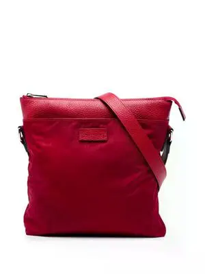 Gucci 2016-2026 Gg Nylon Flat Messenger Bag Crossbody Bag - Red