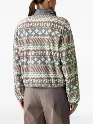 Columbia Sequoia Grove™ Ii Geometric-print Quarter-zip Fleece - Grey