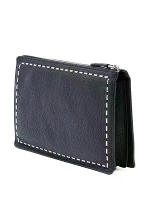 Fendi 2010-2026 Leather Selleria Clutch Bag