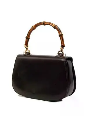 Gucci 20th Century Small Calfskin Bamboo Night Satchel