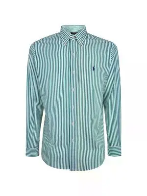 Polo Ralph Lauren Striped Long-sleeve Shirt - White