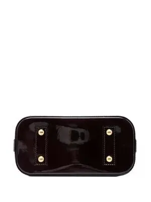 LOUIS VUITTON 2017 Monogram Vernis Ombre Alma Bb Satchel