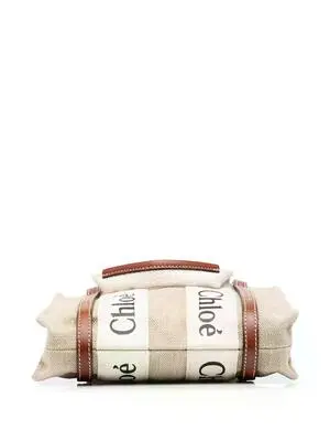 Chloé 2022 Mini Canvas Woody North South Tote Satchel