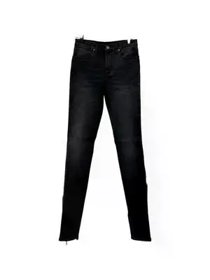 Gucci Washed Cotton Denim Skinny Pants - Black