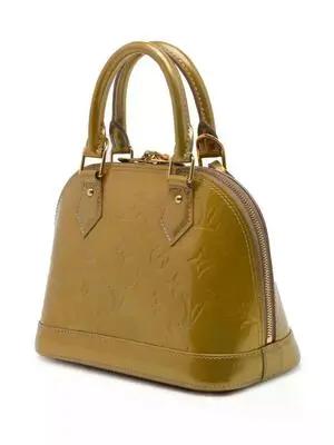 LOUIS VUITTON 2012 Monogram Vernis Alma Bb Satchel