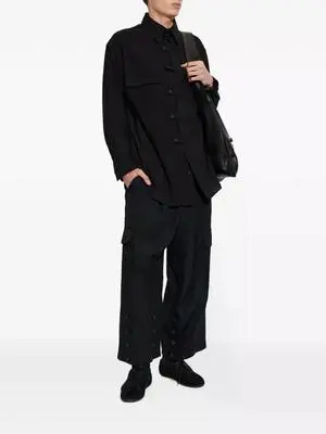 Yohji Yamamoto Button-tab Pocketed Shirt