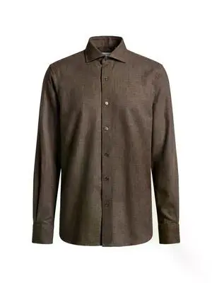 Peserico Long-sleeve Button-down Shirt