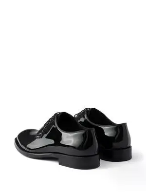 Prada Patent Leather Lace-up Shoes