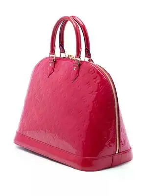 LOUIS VUITTON 2013 Monogram Vernis Alma Gm Handbag