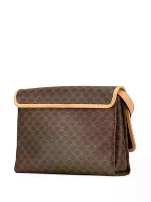 Celine 2013 Macadam Coated Canvas Crossbody Bag
